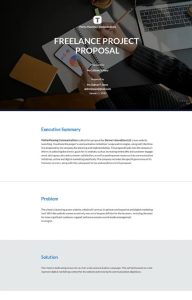 Freelance Project Proposal Template – PreWrite